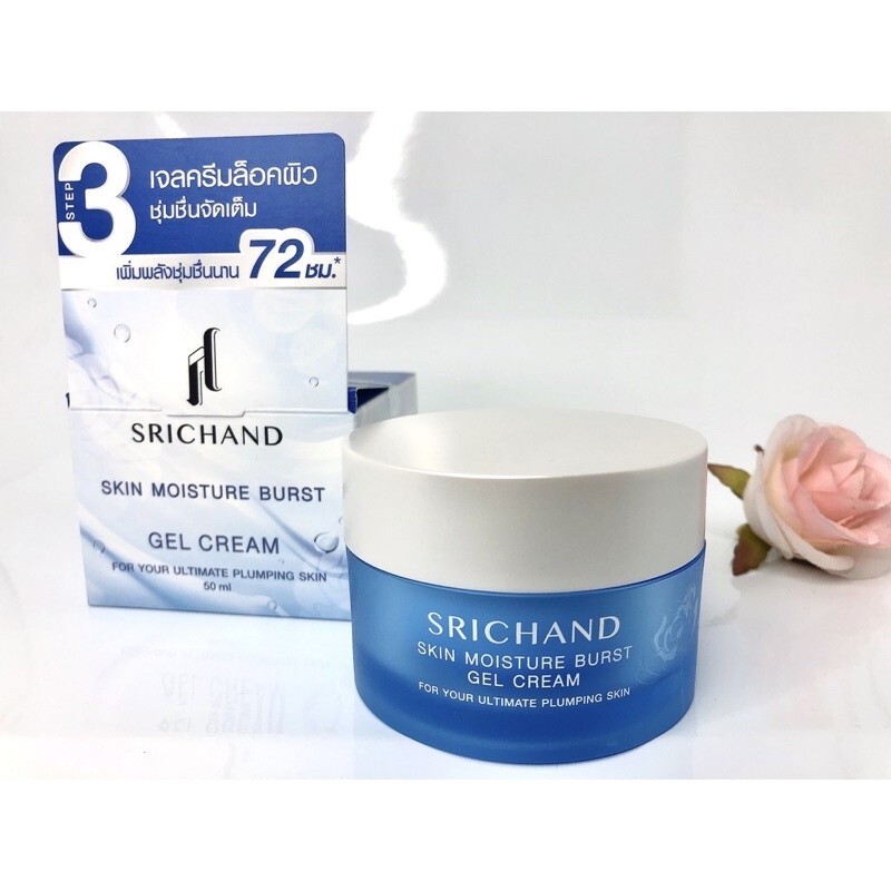 Srichand Skin Moisture Burst Gel Cream locks in hydrated skin light ...