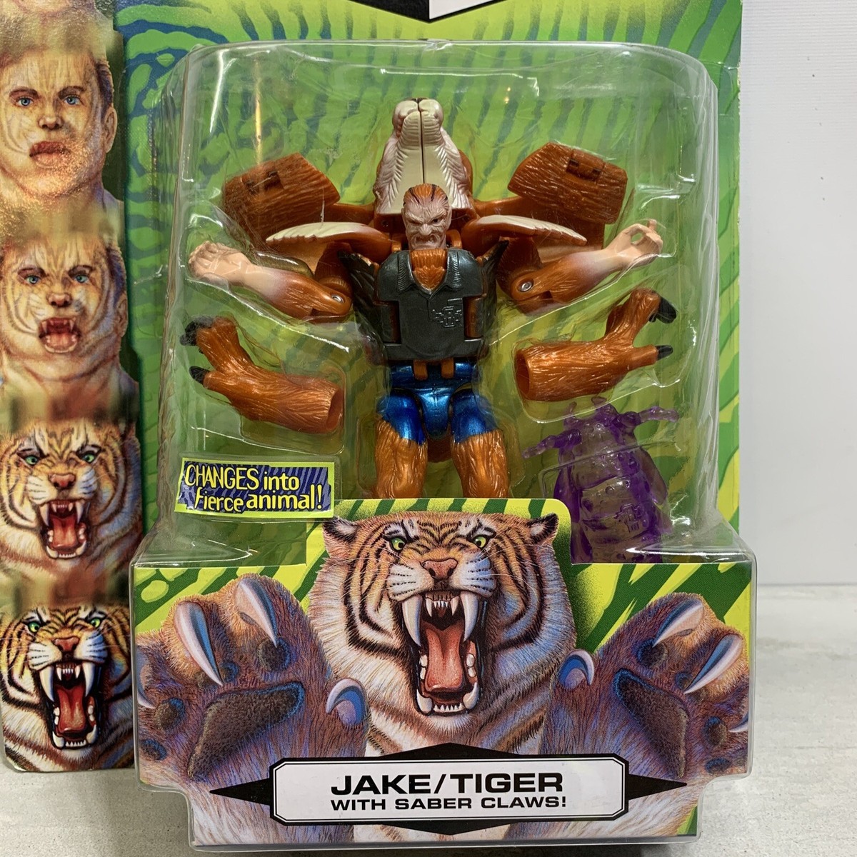 Jouets Animorphs Tigre New VTG 1998 Hasbro Transformers Deluxe