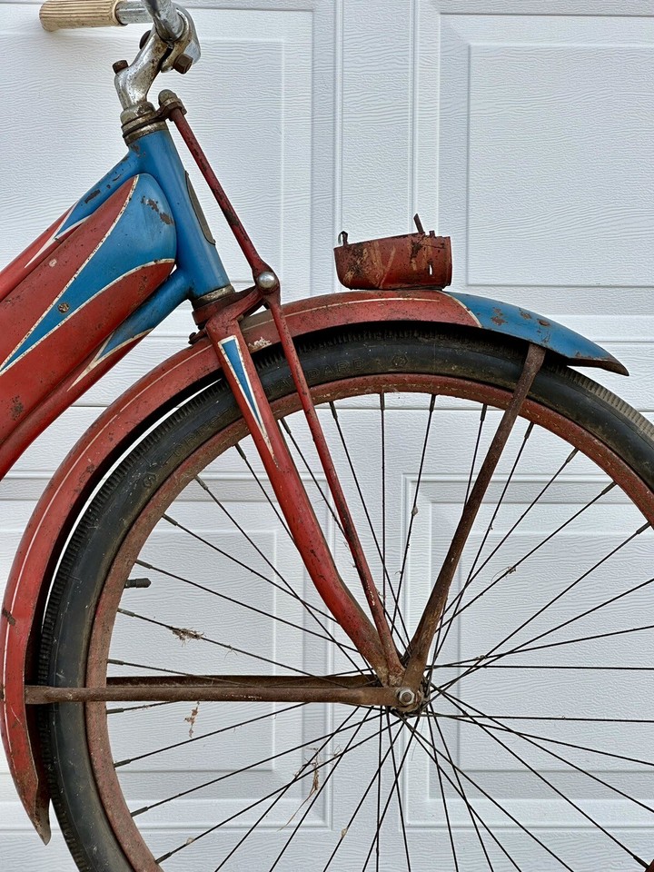 ** VINTAGE 1930'S 1940'S ?? SHELBY HIAWATHA BICYCLE, OLD ANTIQUE PRE ...