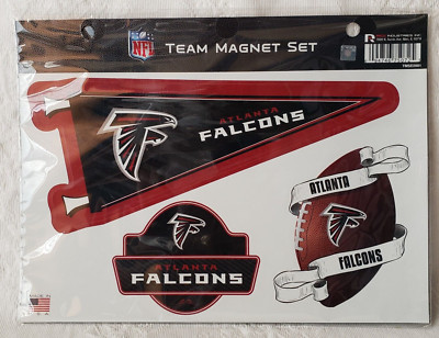 Atlanta Falcons Team Car Magnet Decal Set 3 Piece NFL Football Made in ...
