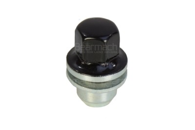 LAND ROVER LR4 / DISCOVERY 4 BLACK CAPPED WHEEL NUT WITH WASHER ...