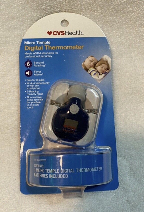 CVS Micro Temple Digital Thermometer with 6 second reading Great Gift ...