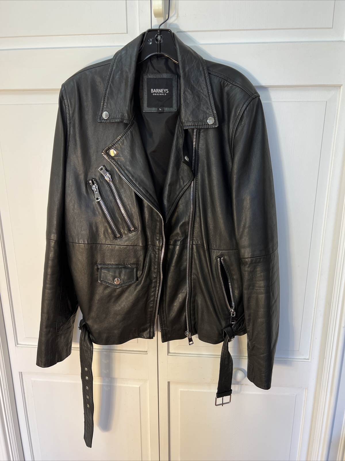 Barneys Originals new york Leather Jacket Men’s Large | eBay