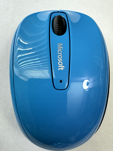 Microsoft Wireless Mobile Mouse 3500, Cyan Blue | eBay