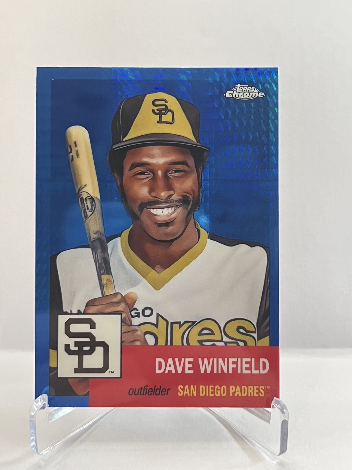 Dave Winfield 2022 Topps Chrome Platinum Anniversary #376 Prism ...