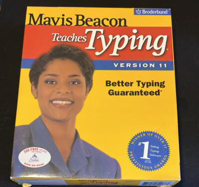 Mavis Beacon Teaches Typing Version 11 Broderbund Software Windows 95/ ...