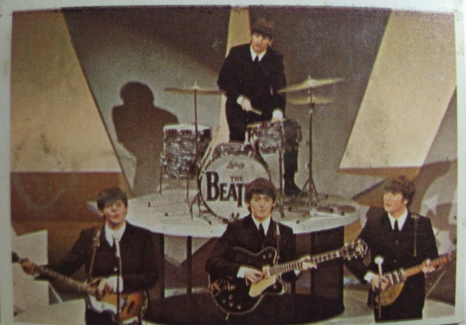 Vintage Beatles Color Trading Cards Collectible | eBay