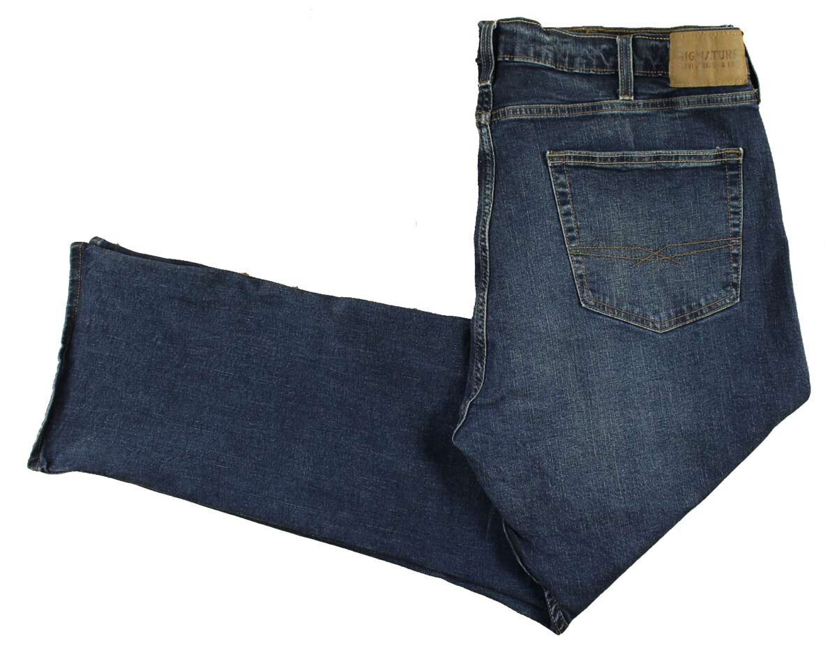 Levis Signature Jeans Mens S51 42x30 Straight Leg Str… - Gem