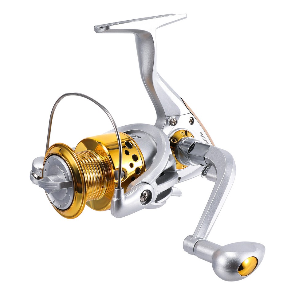 Rotating Fishing Reel Open Face Fishing Spinning Reel 5.5:1 5.2:1 Ses ...