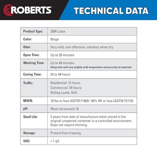 Roberts 3095-1 1 Gallon Carpet Adhesive | eBay