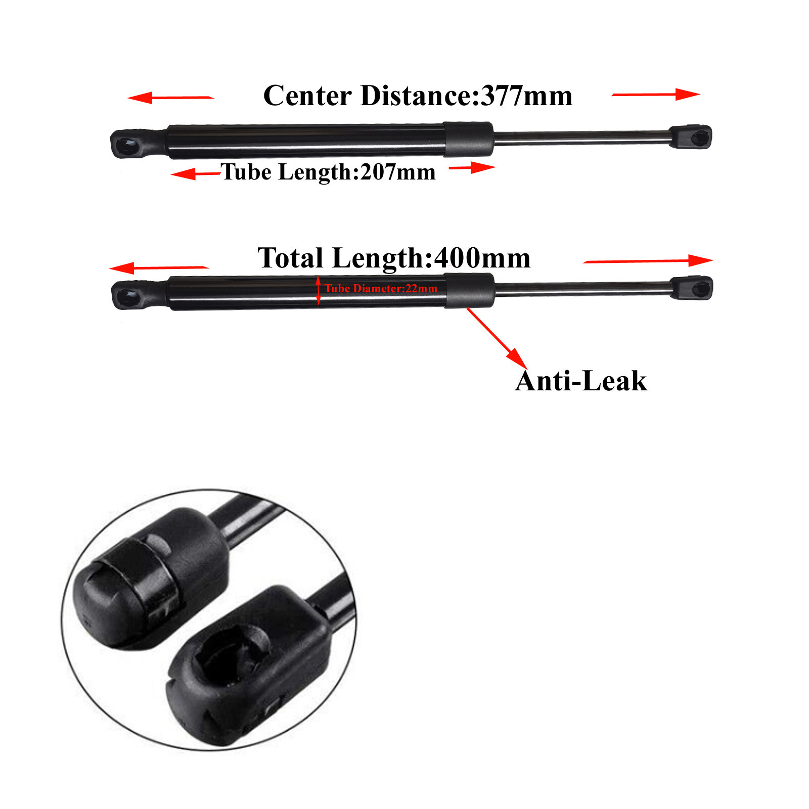 2 Tailgate Trunk Gas Struts for Holden Commodore VE VF SV6 Black Storm ...