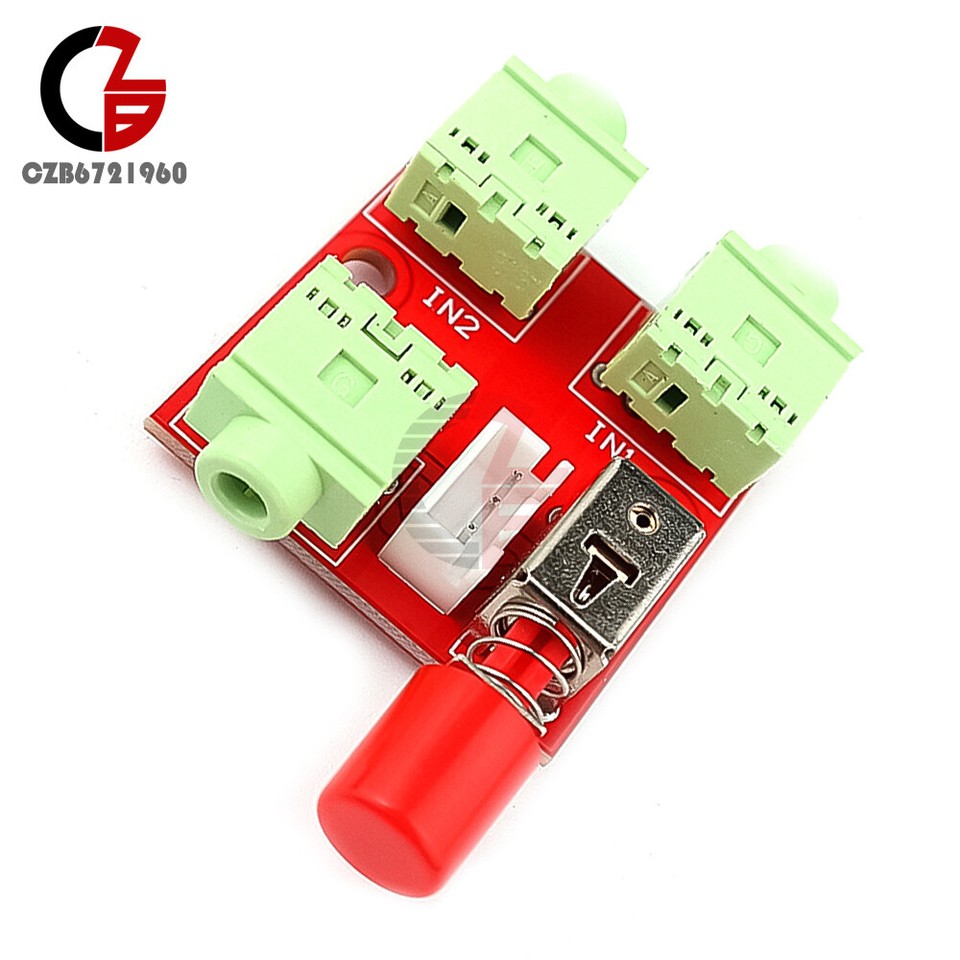 Dual Channel Two-way Audio Source Switching Audio Input Signal ...