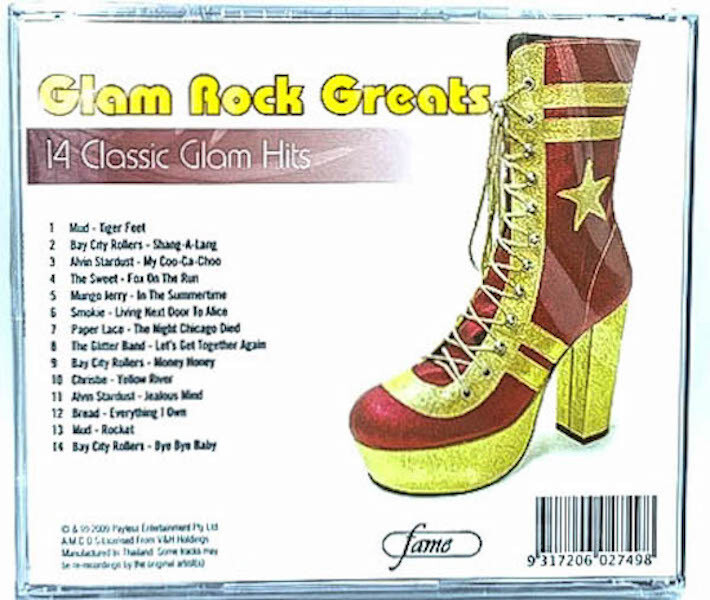 Glam Rock Greats 14 Classic Hits BRAND NEW SEALED MUSIC ALBUM CD - AU ...