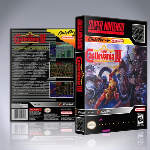 SNES Case - NO GAME - Super Castlevania IV | eBay