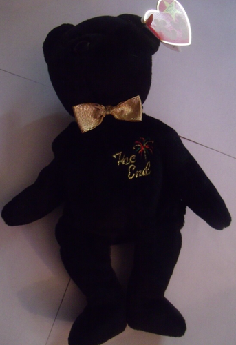 The End Teddy Ty Beanie Baby 1999 - Collectible W Both Tags - Plush Toy ...