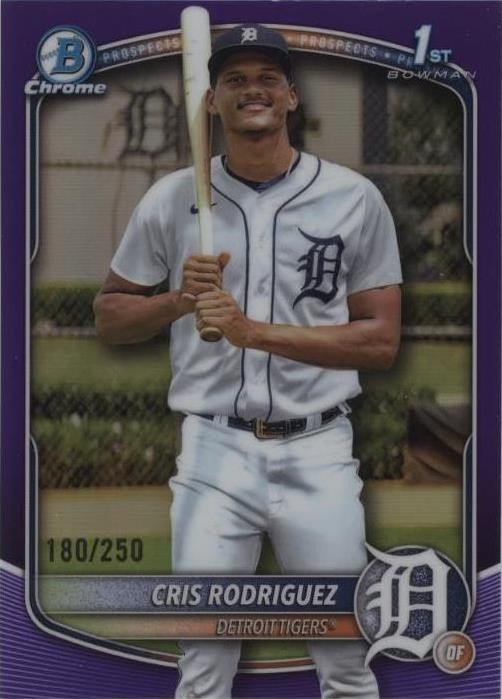2025 Bowman Chrome - Prospects Cris Rodriguez, Cris Rodriguez #BCP-250 ...
