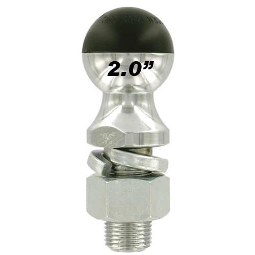 10" Drop Andersen Alumistinger Hitch Ball Mount Receiver Bar w/ 2" Hard ...