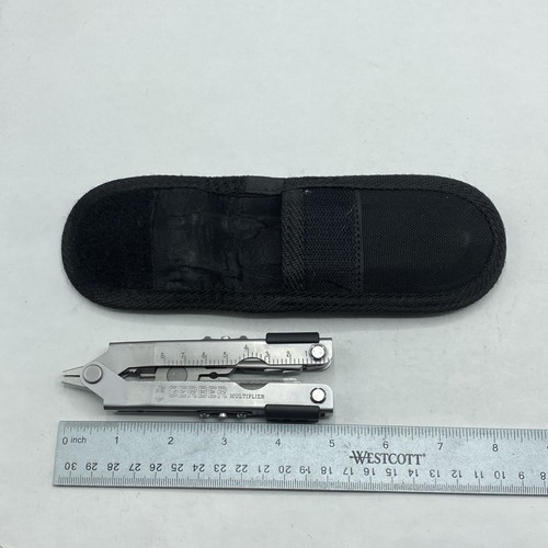 Gerber MP 600, Basic, Needlenose with Sheath - Silver | eBay