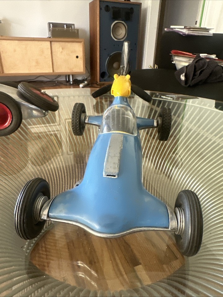 COX Thimble Drome Gas Prop Rod Blue Race Tether Car Untested Aluminum ...