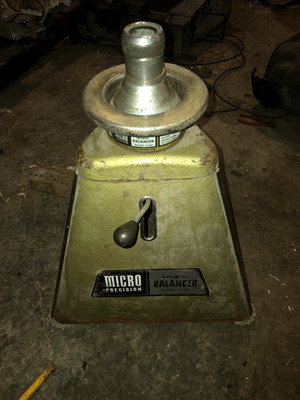 Vintage Bada Micro-Precision Bubble Tire Wheel Balancer Truck Car USA m ...