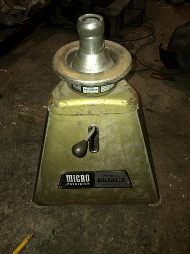 Vintage Bada Micro-Precision Bubble Tire Wheel Balancer Truck Car USA m ...