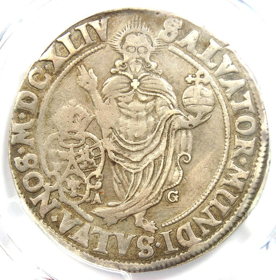 1644 Sweden 1/2 Riksdaler Coin KM-186a 1/2 RD - Certified PCGS XF ...