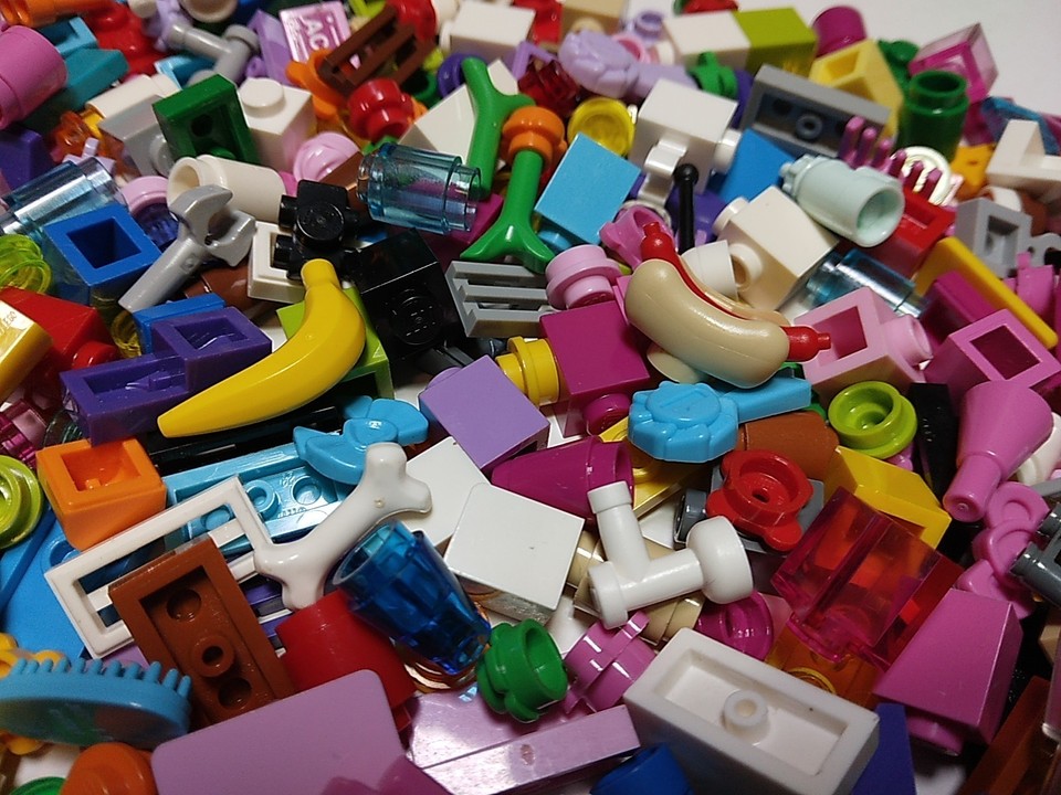 500 Lego Lot Very Tiny Unsorted Pieces Accessories Replacement Friends ...