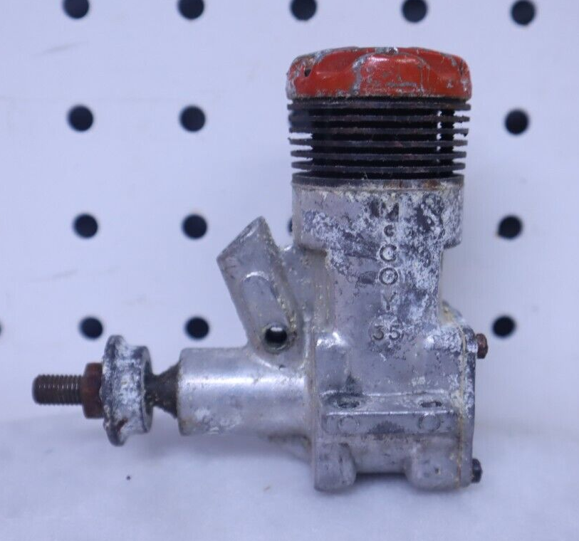 Vintage Original McCoy 35 Redhead Nitro RC R/C Engine Model Airplane ...