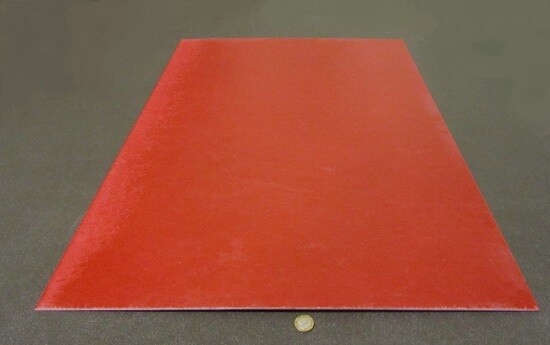 GPO3 Electrical Red Fiberglass Sheet 1/8" Thick x 24.0" Wide x 36.0 ...