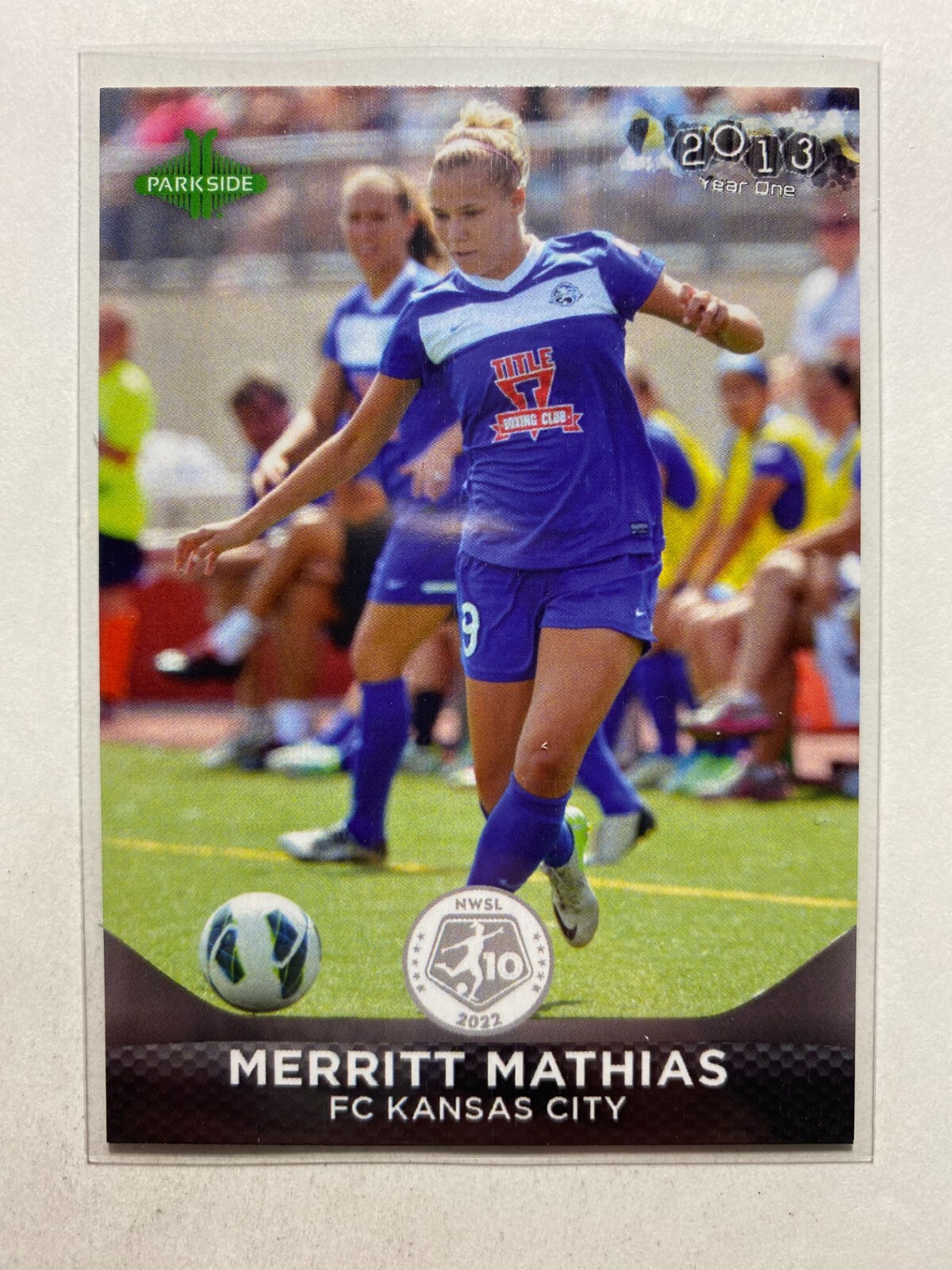 Merritt Mathias 2022 FC Kansas City #YO9 Year One Parkside NWSL Card | eBay