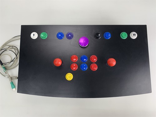 Custom Vintage Gaming Control Panel Dual Joysticks Two Player 23.5" x ...