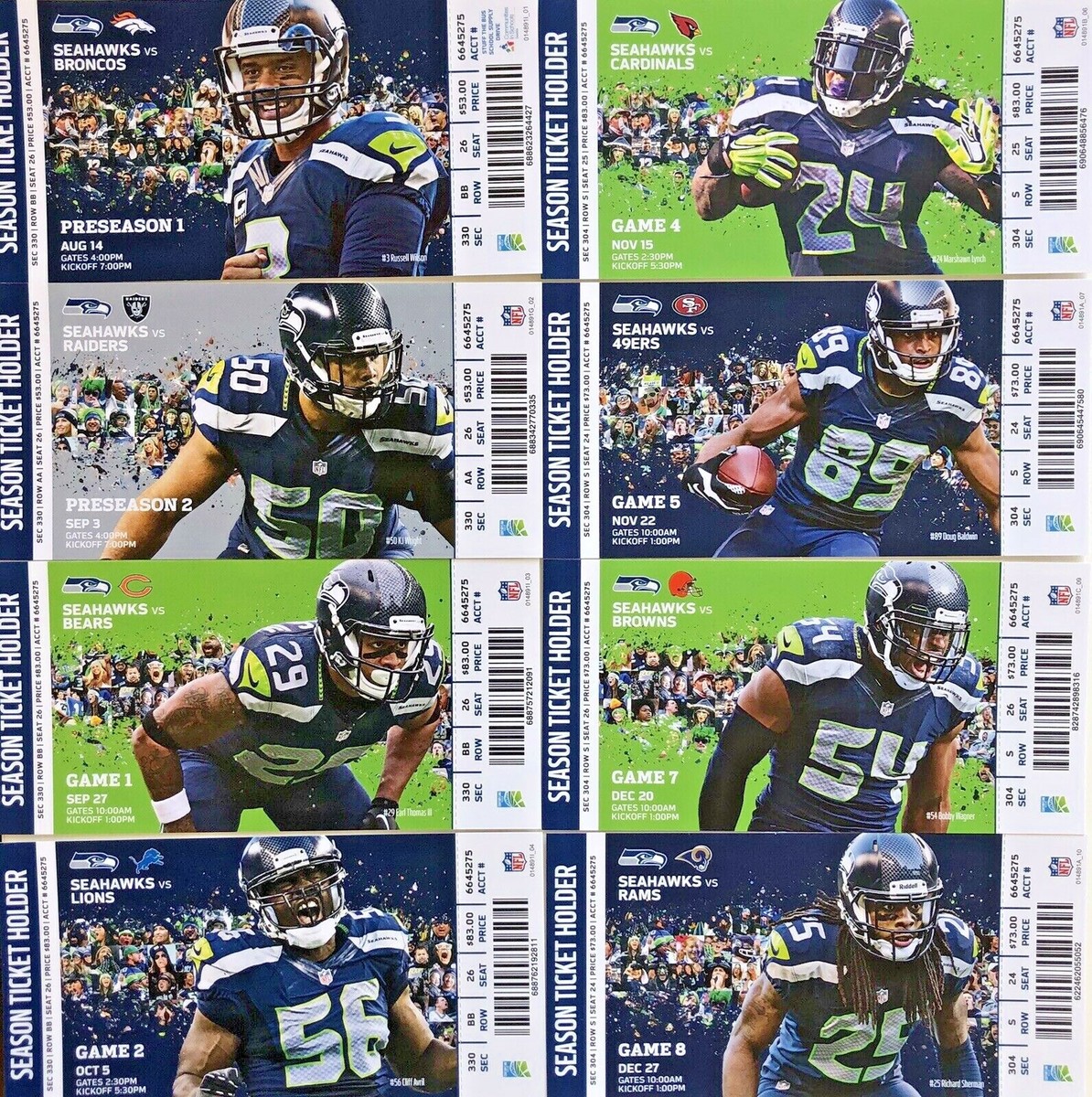 Seahawks Home Games 2011 2022