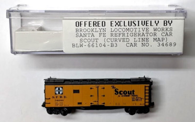 Intermountain BLW 66104-B3 Santa Fe ATSF SFRD 34689 "Scout ...