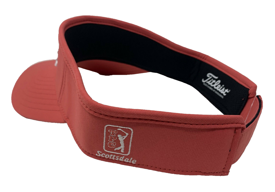 NEW TITLEIST Men's Tour Performance TPC Scottsdale Golf Visor/Cap-Red ...