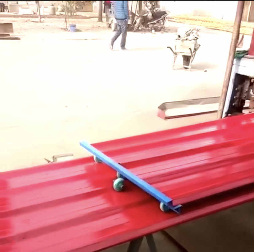 Metal Roofing Panel Material Receiving Trolley | eBay