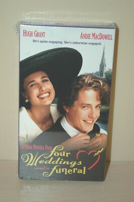 Four Weddings and a Funeral (VHS, 1994) - Andie Macdowell, Hugh Grant ...