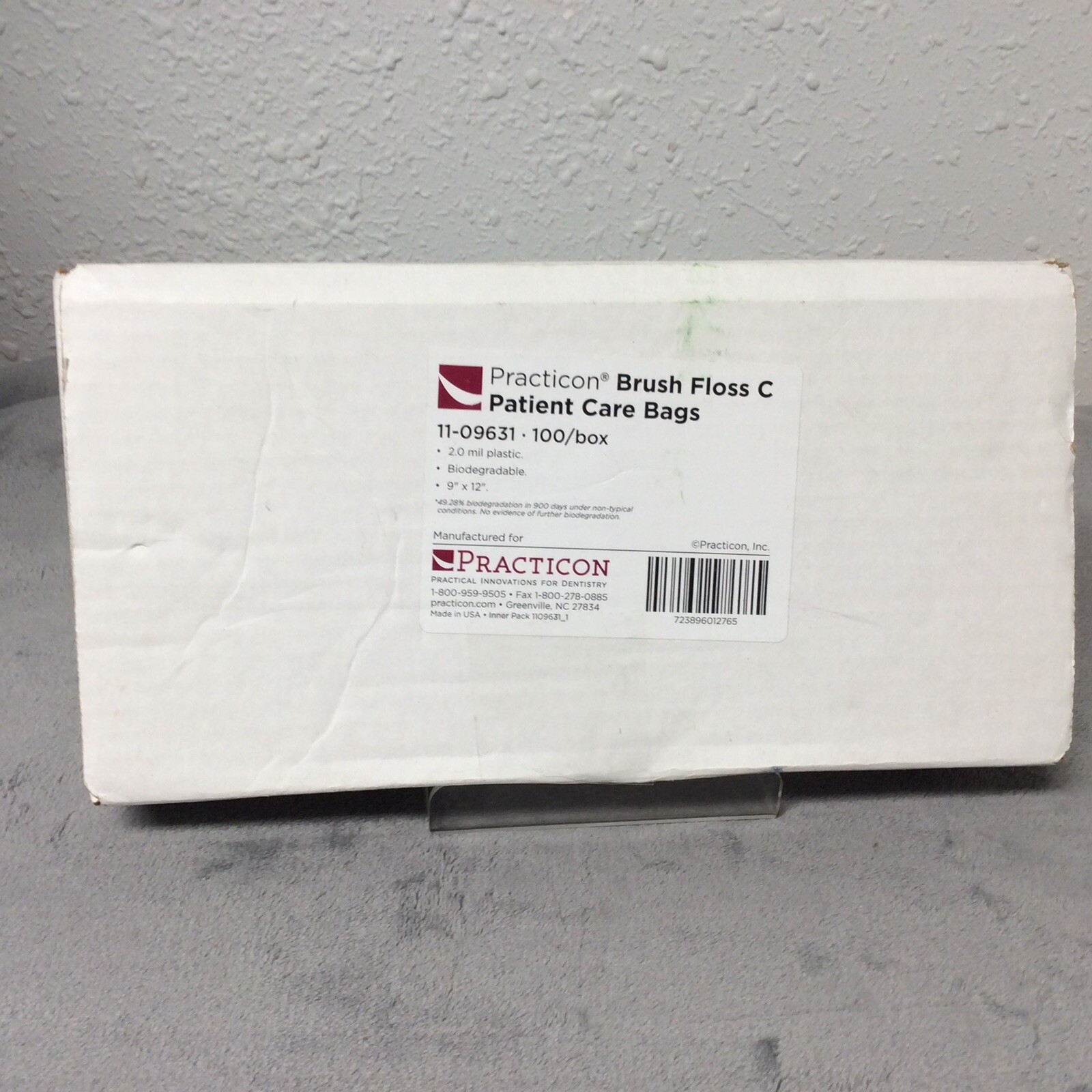 Practicon 1109631 Brush Floss C Patient Care Bags, 9" x 12" Pack of 100 ...