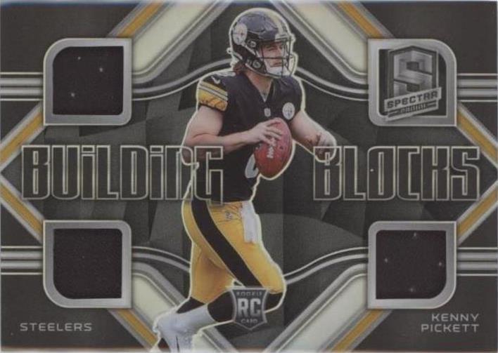 2022 Panini Spectra - Building Blocks Kenny Pickett #BBL-KPI /99 (MEM, RC) for sale online | eBay