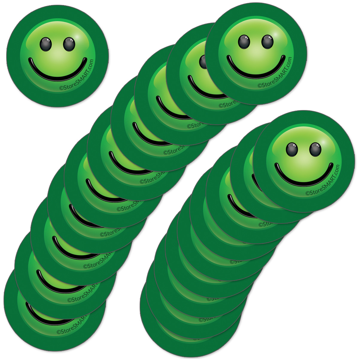 StoreSMART - 1" Mood Magnets for Status Visualization - 100-Pack ...