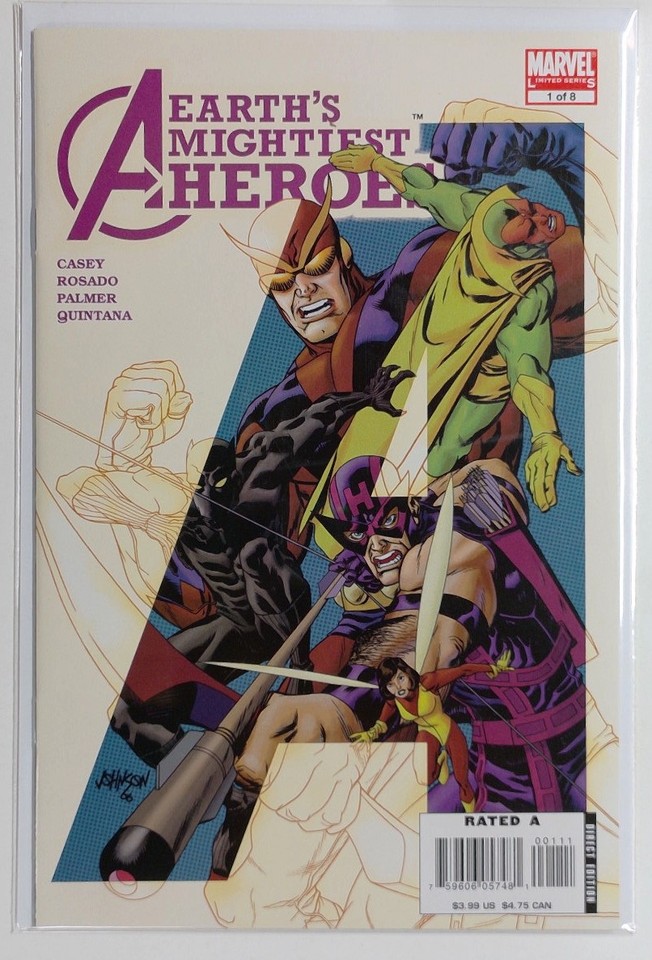 Avengers: Earth's Mightiest Heroes #1-8 (2007) Full Set All NM Comb ...