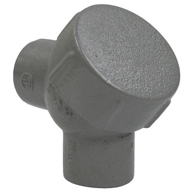 HUBBELL KILLARK Y-2M Capped Elbow,Iron,Trade Size 3/4in 4TZL2 | eBay