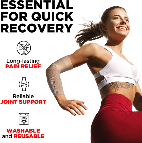 Premium Compression Bandage - Pack of 8 - (4 x 7.5cm + 4 x 10cm ...