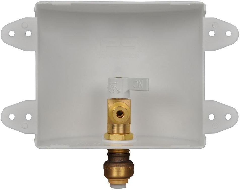 1/2 in. Ice Maker Outlet Box Pipe Connection Kit Easy DIY Install Water ...