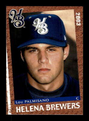 2003 Grandstand Helena Brewers #2 Lou Palmisano NM Near Mint BXCP05 | eBay