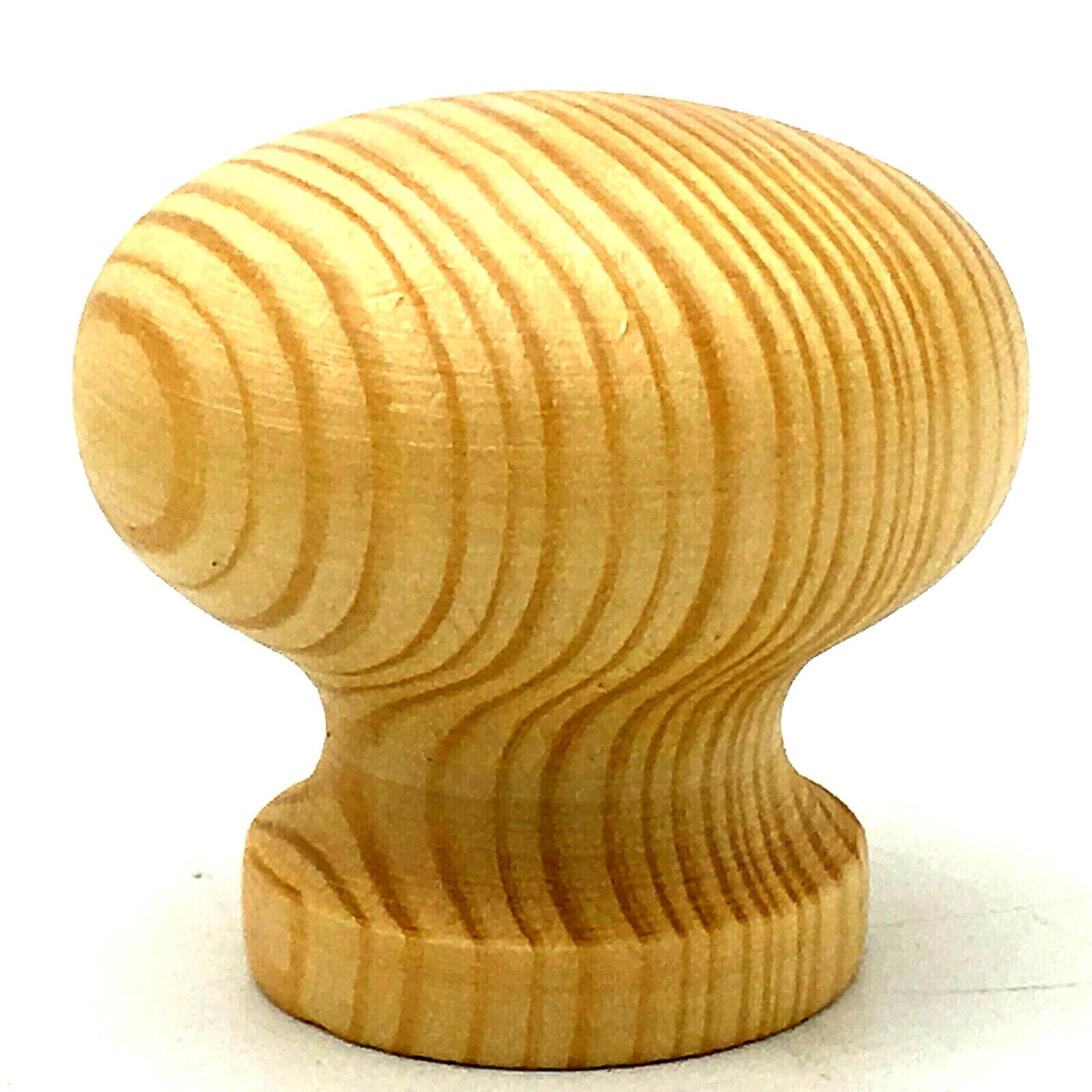 PINE KNOBS 47mm deluxe wooden cupboard drawer knob wood door handles ...