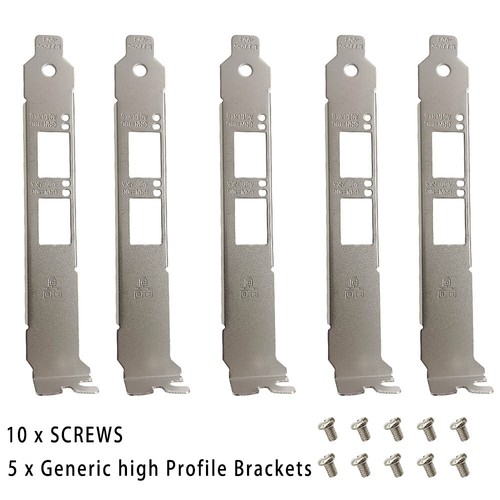 5pcs Generic high Profile Brackets for Intel X520-DA2 X520-SR2 X520-LR2 ...