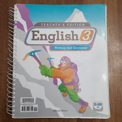 BJU English 3 Teacher's Edition Second Edition With CD-ROM | eBay