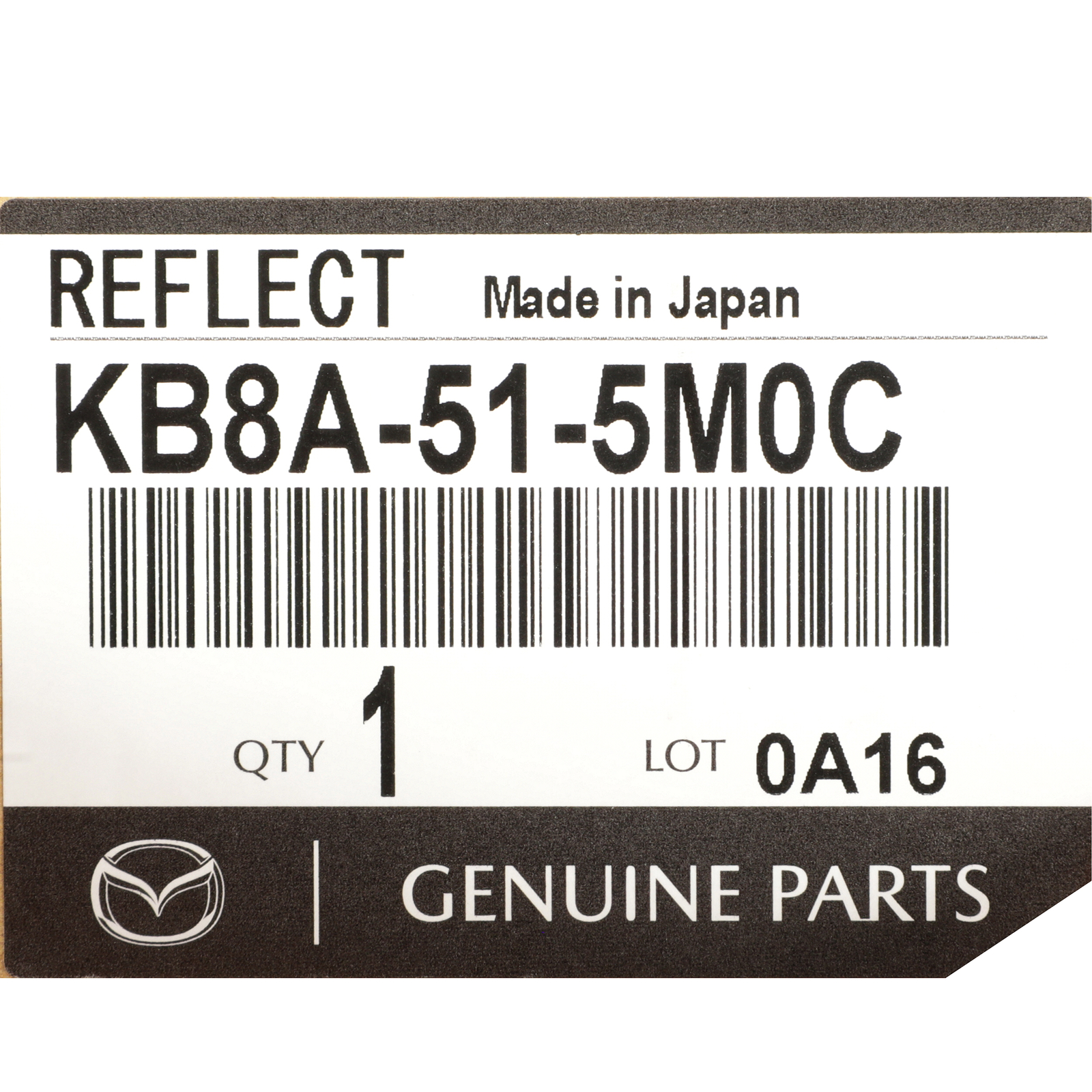 OEM NEW 2017-2021 Mazda CX-5 Touring Driver Sd Rear Reflex Reflector ...