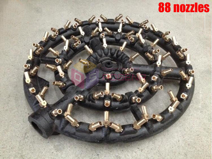Cast Iron 88 Nozzles Gas Jet Tips Burner for Kitchen Cooking Propane ...