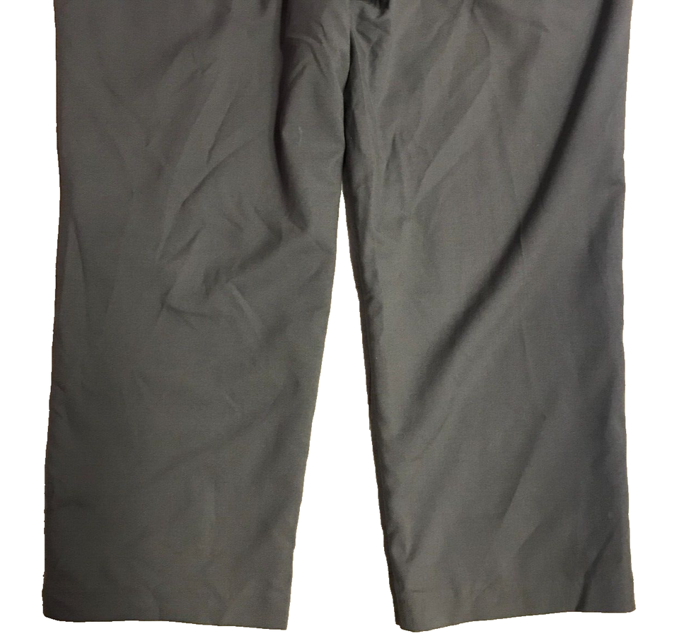 Vicki Wayne Pull On Pants Womens 26W Gray Stretch Lined High Rise 48W x ...